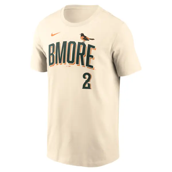 Nike Gunnar Henderson Baltimore Orioles City Connect Mlb T-shirt - Brown
