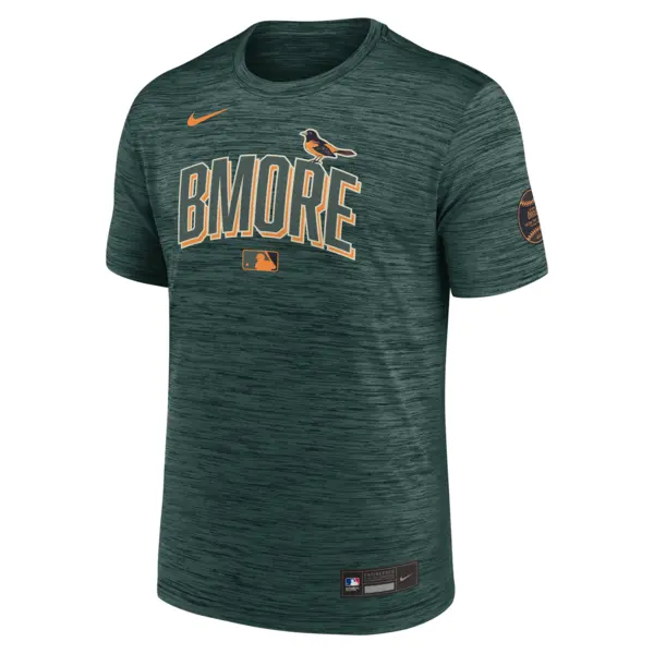 Nike Baltimore Orioles City Connect Velocity Dri-fit Mlb T-shirt - Green