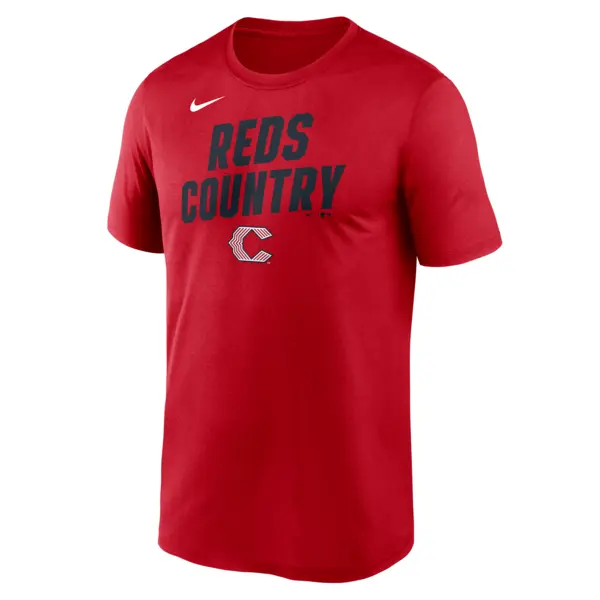 Nike Cincinnati Reds City Connect Team Phrase Script Dri-fit Mlb T-shirt