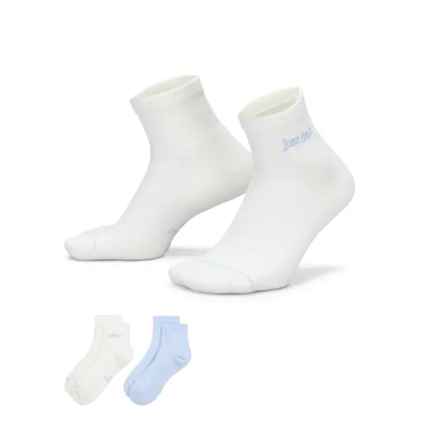 Nike Everyday Elevated Ankle Socks - White