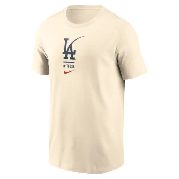Nike Los Angeles Dodgers City Connect 2-hit Mlb T-shirt - Brown