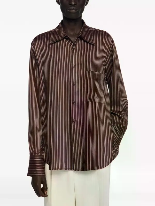 Sandro Striped Loose-fit Shirt