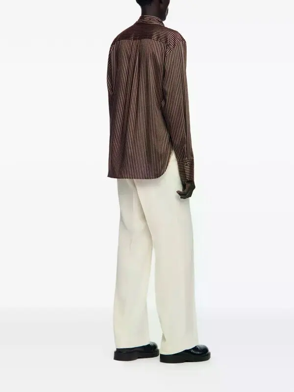 Sandro Striped Loose-fit Shirt
