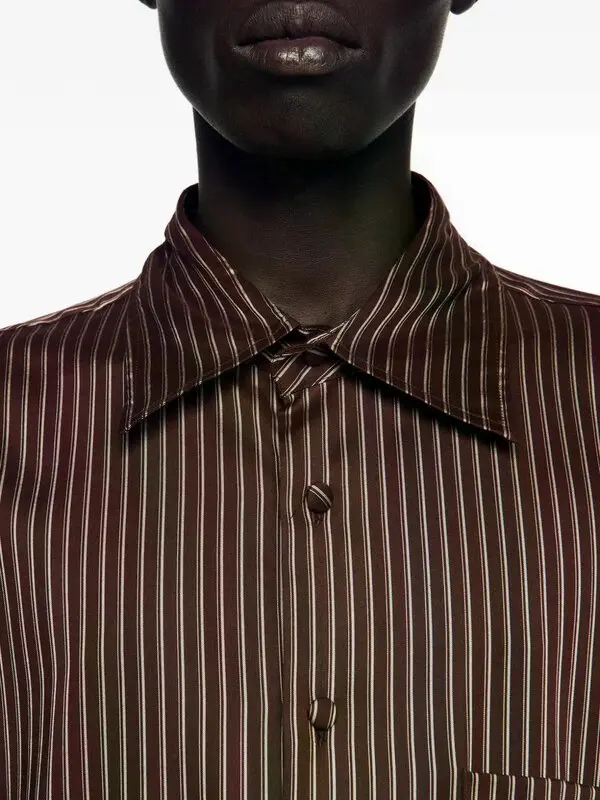 Sandro Striped Loose-fit Shirt