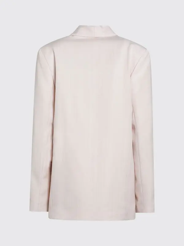 Loulou De Saison Shawl Collar Double Breasted Jacket - Pink