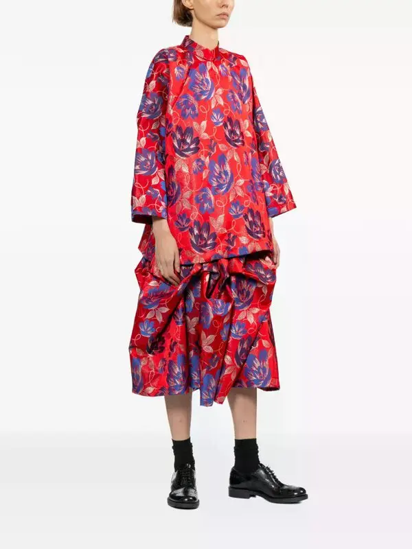 Comme Des Garçons Floral Print Top