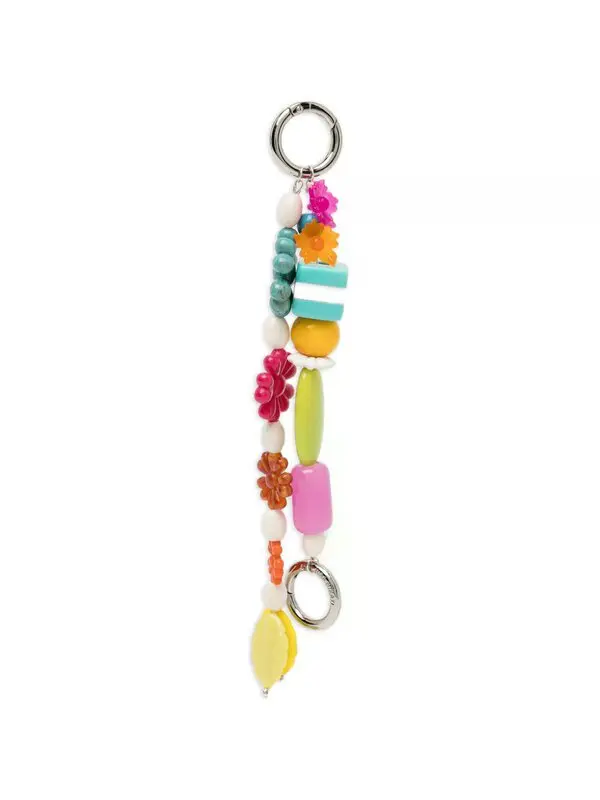 Mira Mikati Floral-charm Keyring - Blue