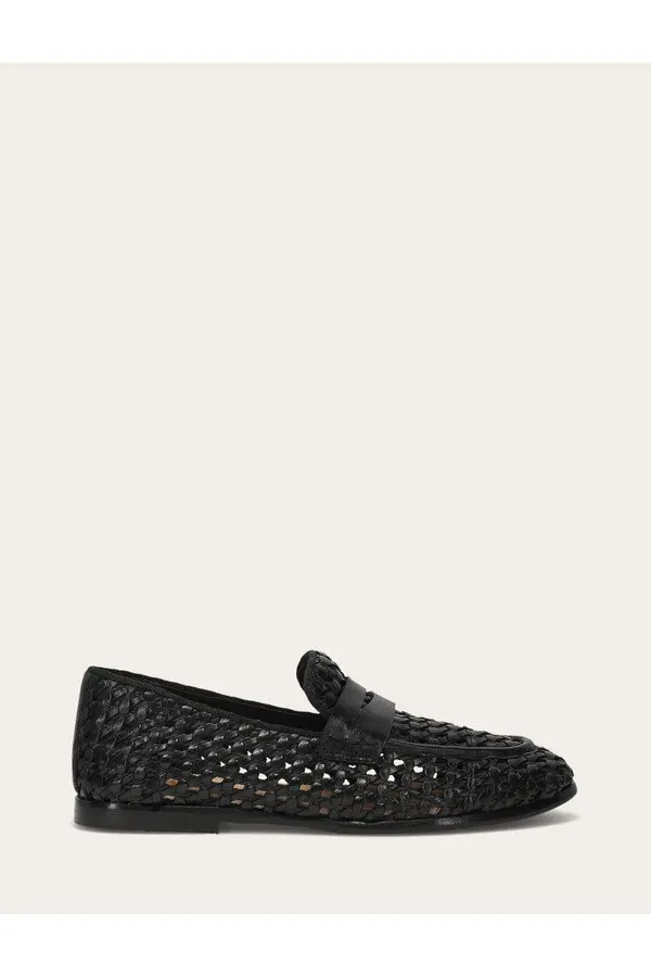 THE FRYE COMPANY Faith Woven Loafer - Black
