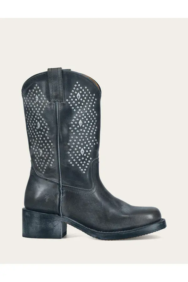 THE FRYE COMPANY Campus Deco Stud Boots - Black