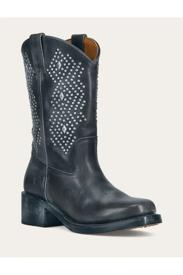 THE FRYE COMPANY Campus Deco Stud Boots - Black