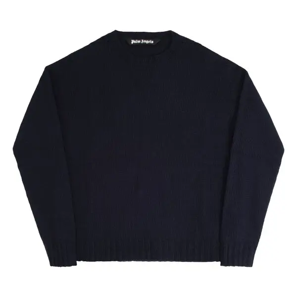 Palm Angels Rec Logo Sweater - Blue