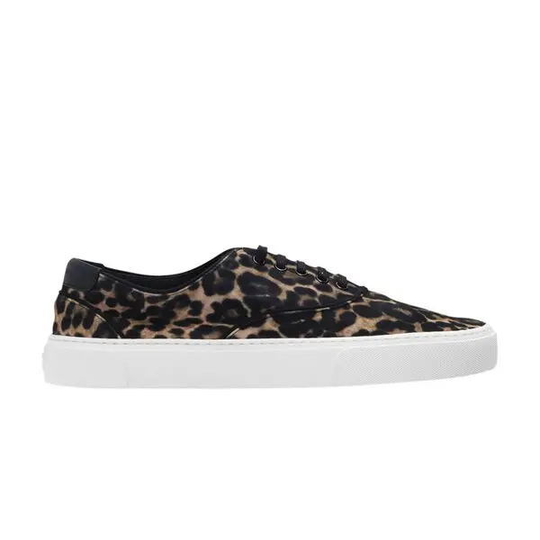 Saint Laurent Venice Low Leopard Print Sneakers
