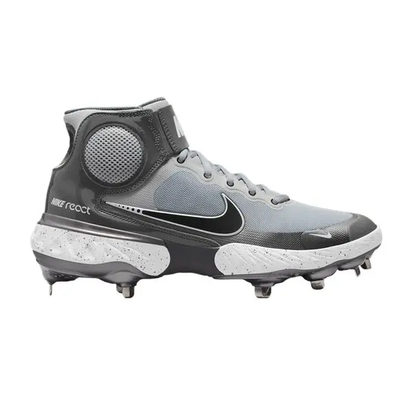 Nike Alpha Huarache Elite 3 Mid - Grey