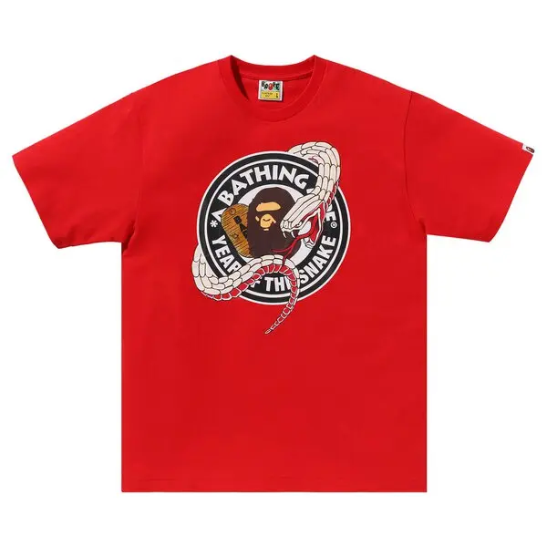 A BATHING APE Year Of The Snake Tee - Red