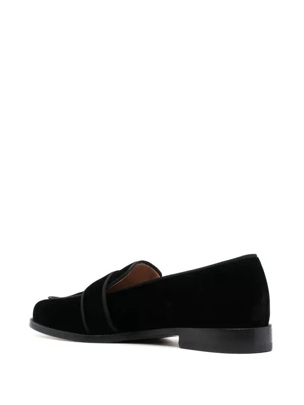 AQUAZZURA Martin Round-toe Penny Loafers