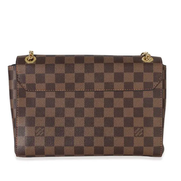 LOUIS VUITTON Damier Ebene Canvas Vavin Pm - Brown