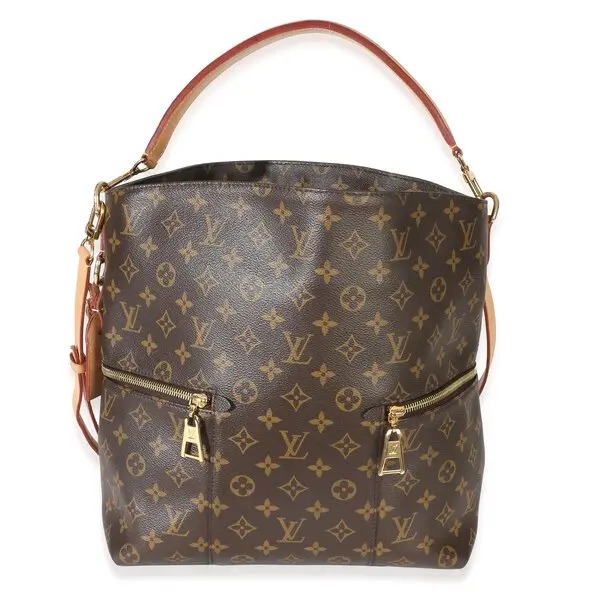 LOUIS VUITTON Monogram Canvas Melie Hobo