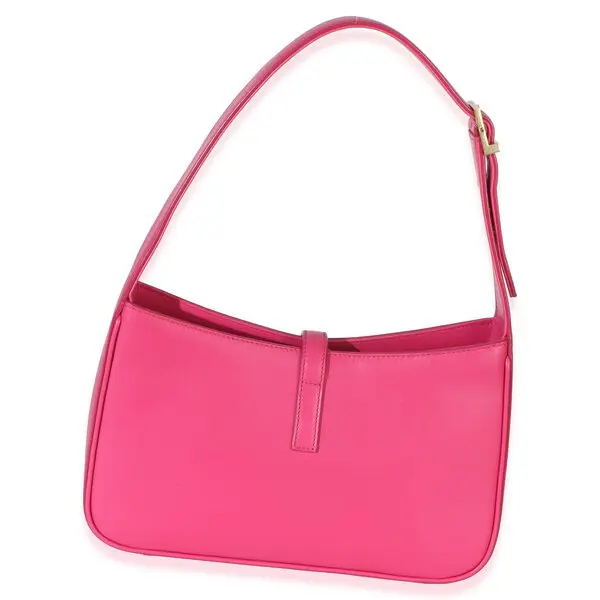 Saint Laurent Smooth Calfskin Le 5 A 7 Hobo - Pink