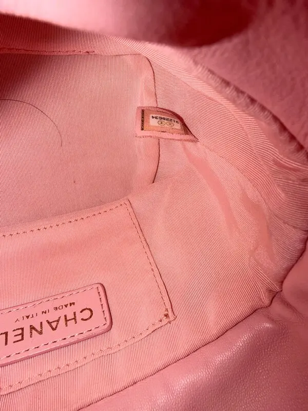 Chanel Quilted Lambskin Pearl Drawstring Bucket Bag