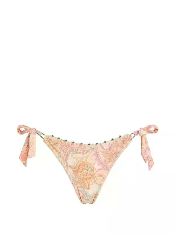 DEL MAAR Nawi Paisley Bikini Bottoms - Neutrals