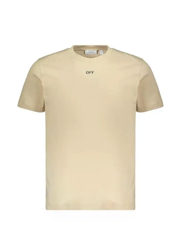 Off-White Arrows Logo-print T-shirt - Neutrals