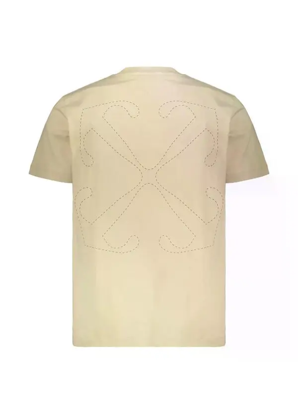 Off-White Arrows Logo-print T-shirt - Neutrals