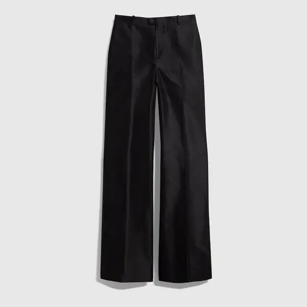 Gucci Fine Silk Faille Pants
