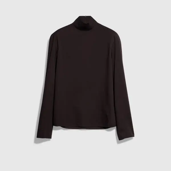 Gucci Cotton Poplin Turtleneck Shirt - Black