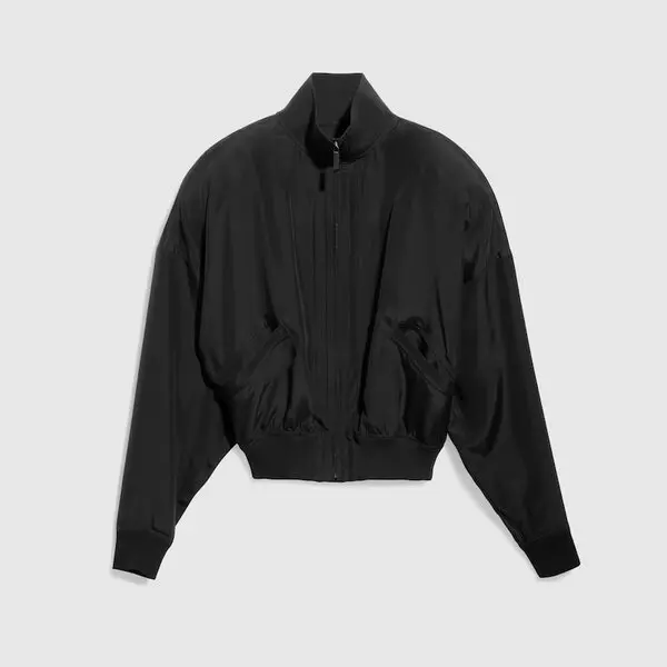 Gucci Silk Poplin Zip Jacket