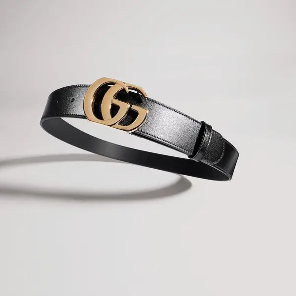 Gucci Gg Marmont Belt - Black