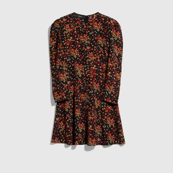 Gucci Printed Silk Mini Dress
