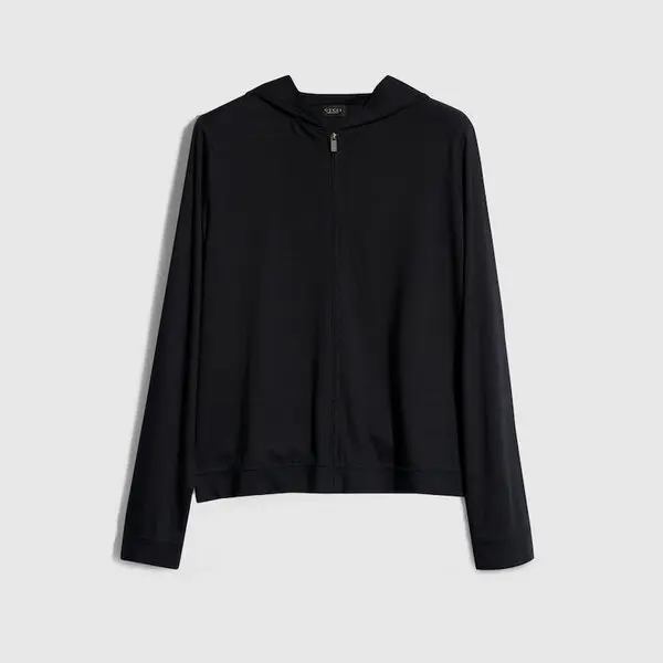 Gucci Soft Rayon Jersey Zip Jacket