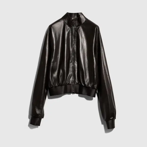 Gucci Nappa Leather Bomber Jacket