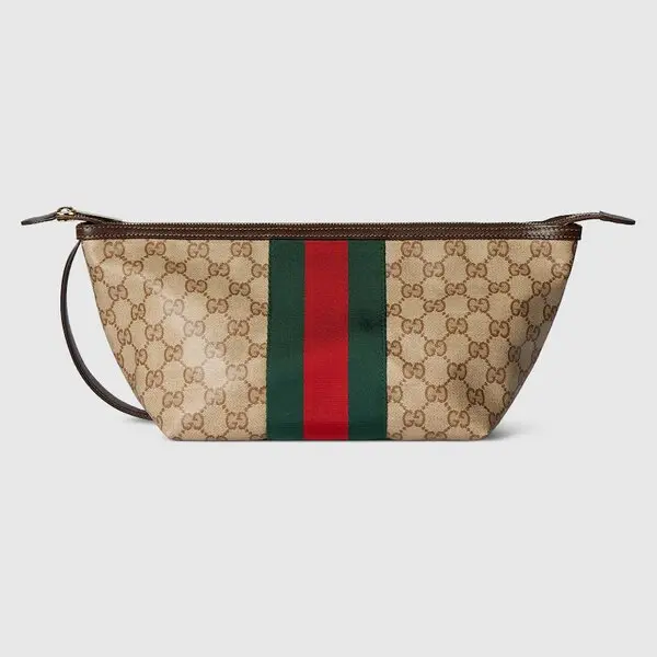 Gucci Small Gg Toiletry Case - Beige