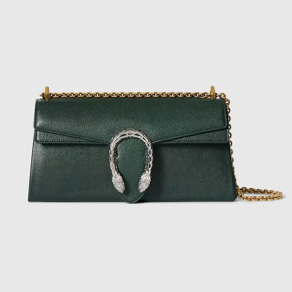 Gucci Dionysus Medium Shoulder Bag Leather - Green