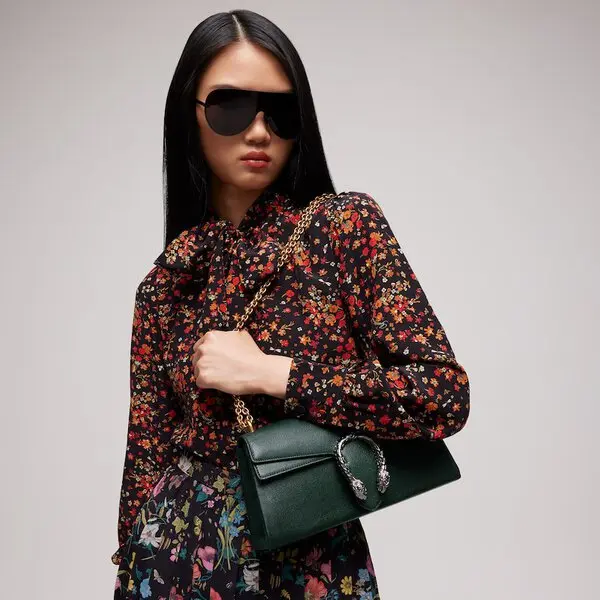 Gucci Dionysus Medium Shoulder Bag - Green