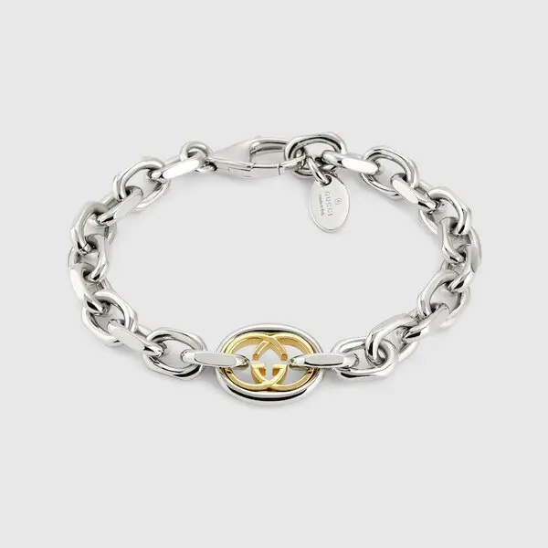 Gucci Interlocking G Chain Bracelet - Silver-toned Metal