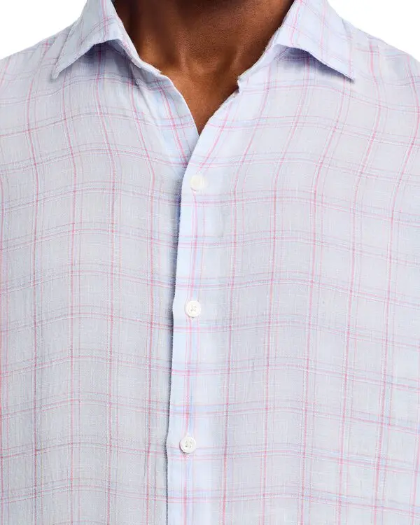 Peter Millar Frisbee Linen Sport Shirt