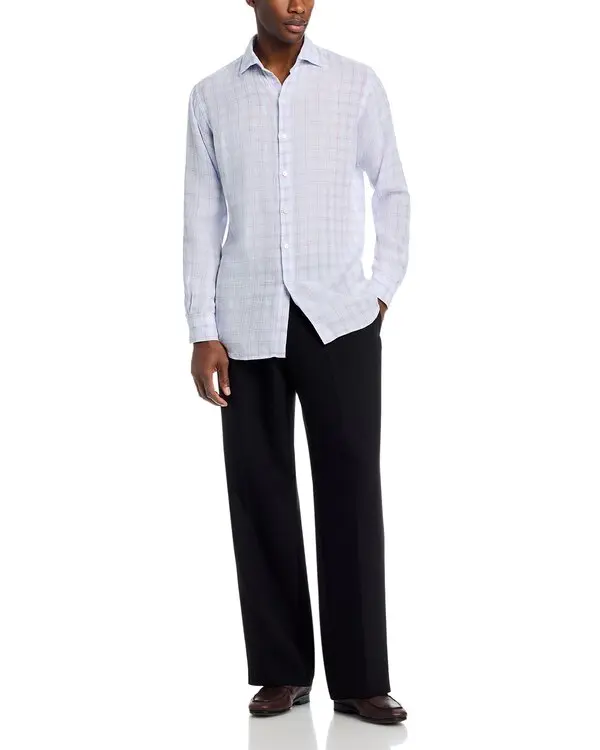 Peter Millar Frisbee Linen Sport Shirt