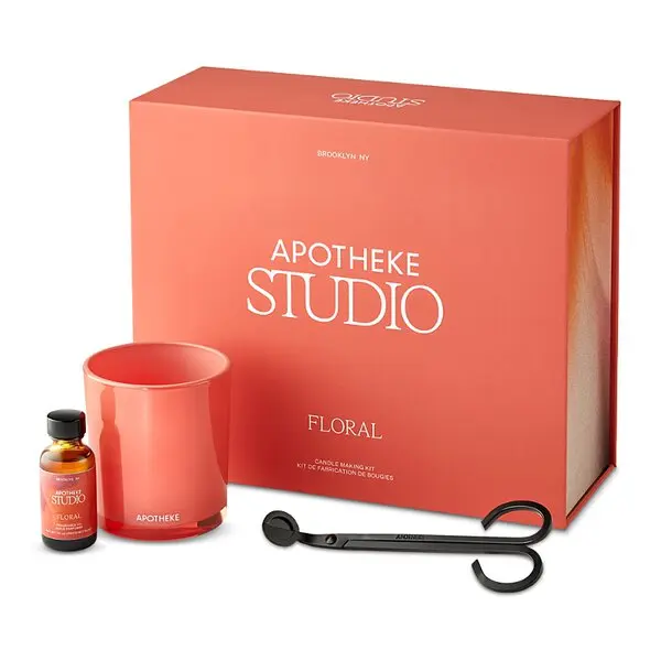 APOTHEKE Floral Candle Making Kit - No Color
