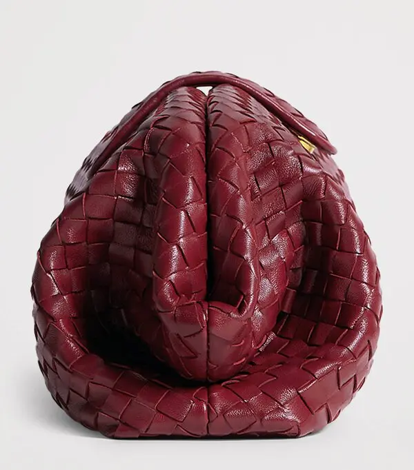 Bottega Veneta Leather Lauren 1979 Clutch - Red