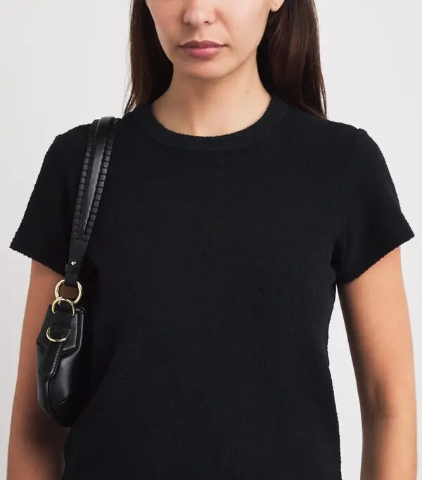 ME+EM Cotton-blend Knitted T-shirt