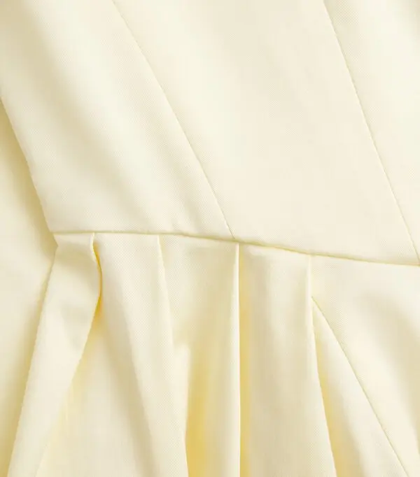 Maje Stretch-cotton Rhinestone-trim Midi Dress