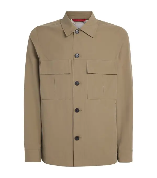 Paul Smith Cotton-blend Twin-pocket Overshirt - Green