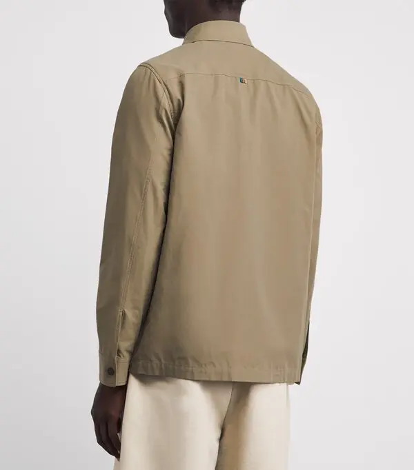 Paul Smith Cotton-blend Twin-pocket Overshirt - Green
