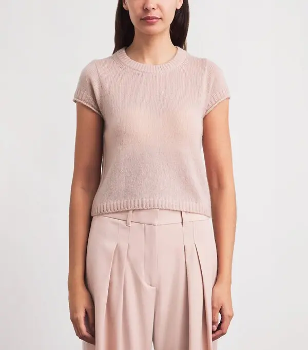 ME+EM Wool-cashmere-silk T-shirt Sweater