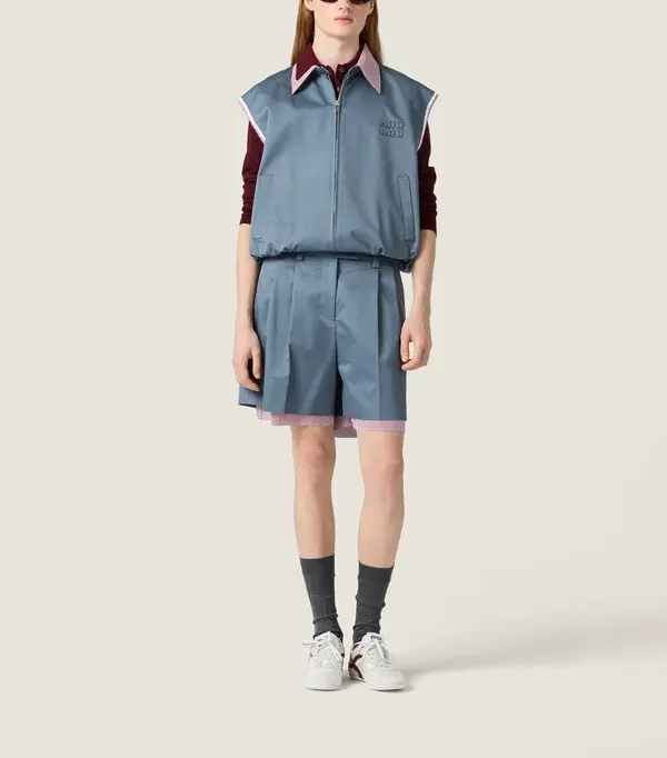 Miu Miu Cotton Chino Vest