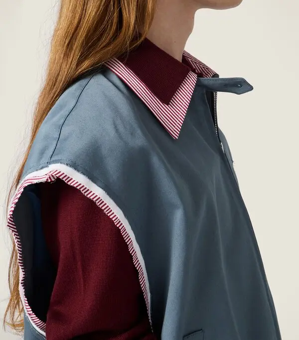 Miu Miu Cotton Chino Vest