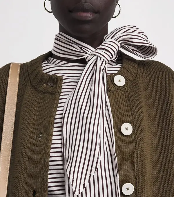 ME+EM Striped Tank With Scarf