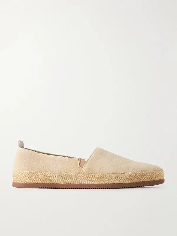 Mulo Canvas Espadrilles - Brown